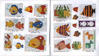 Cross stitch fishes