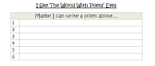 Jennifer's Teaching Tools: Writing Poetry