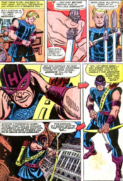 The Age of Marvel Comics: Iron Man: "Hawkeye, The Marksman!"