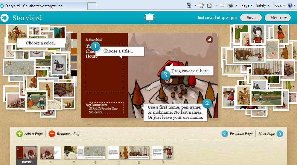 El blog de TIC de Manuel: WIKI DE STORYBIRD