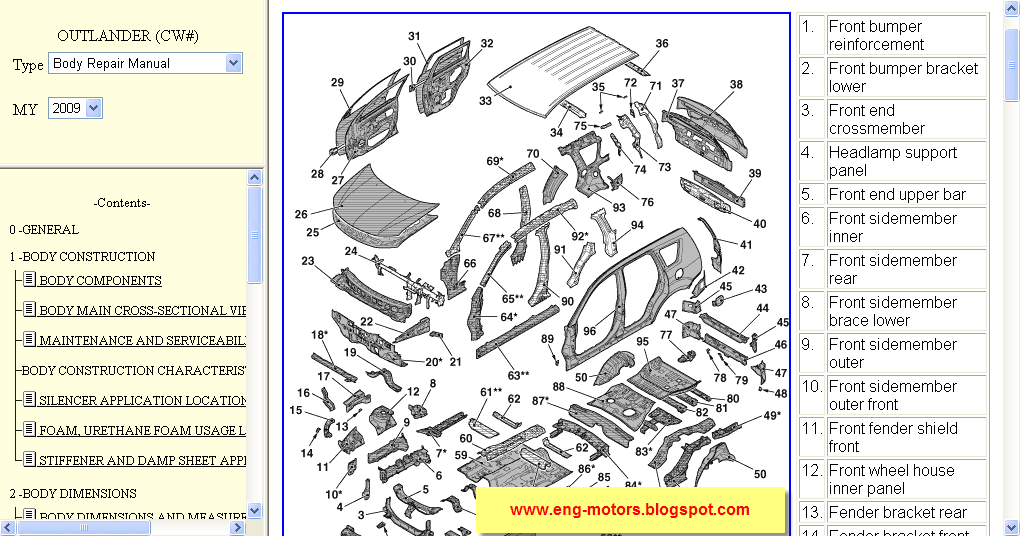 Diagrama Motor Outlander Sport Outlander V6 Taller Manuales