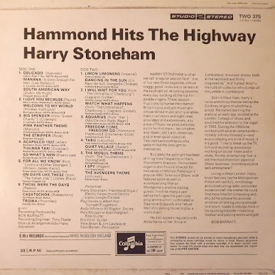Luigi's 50's & 60's Vinyl Corner: Harry Stoneham