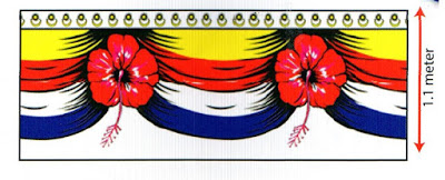 Pembekal Bendera Borong: Banner Bunga Raya (PSPS-0047)