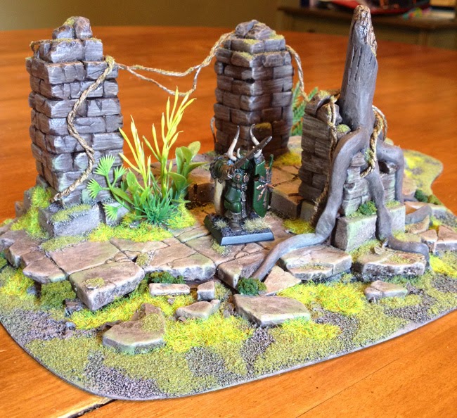 The Mandulian Chapel: Swamp Board Terrain - The 3 Pillars
