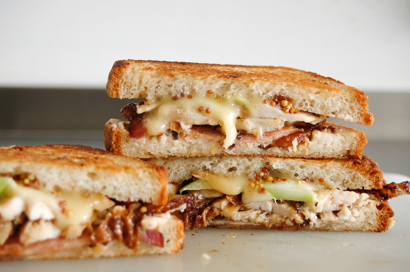 GLORIOUS SANDWICHES: THE B-SIDE roast chicken + slab bacon + cranberry ...