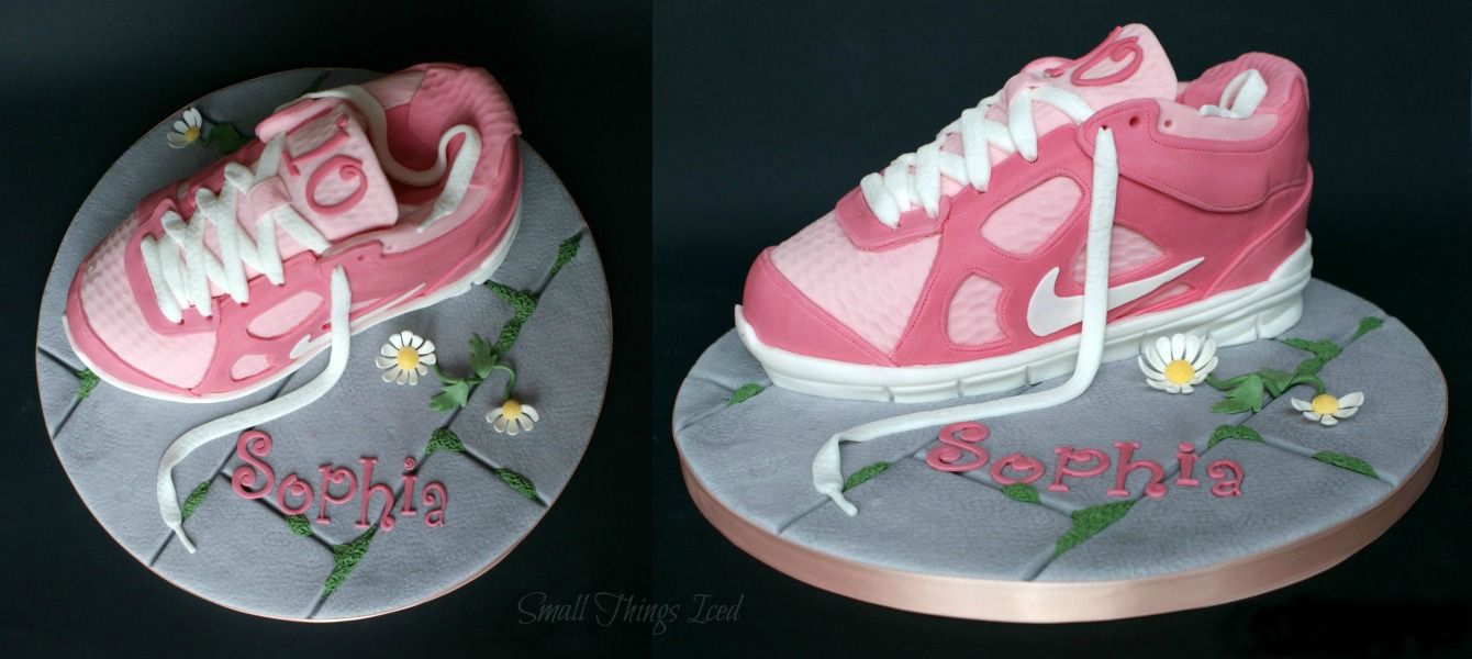 Small Things Iced: Trainer Shoe Birthday Cake