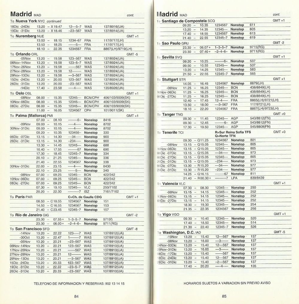 Airline memorabilia: Spanair (2000/2001)