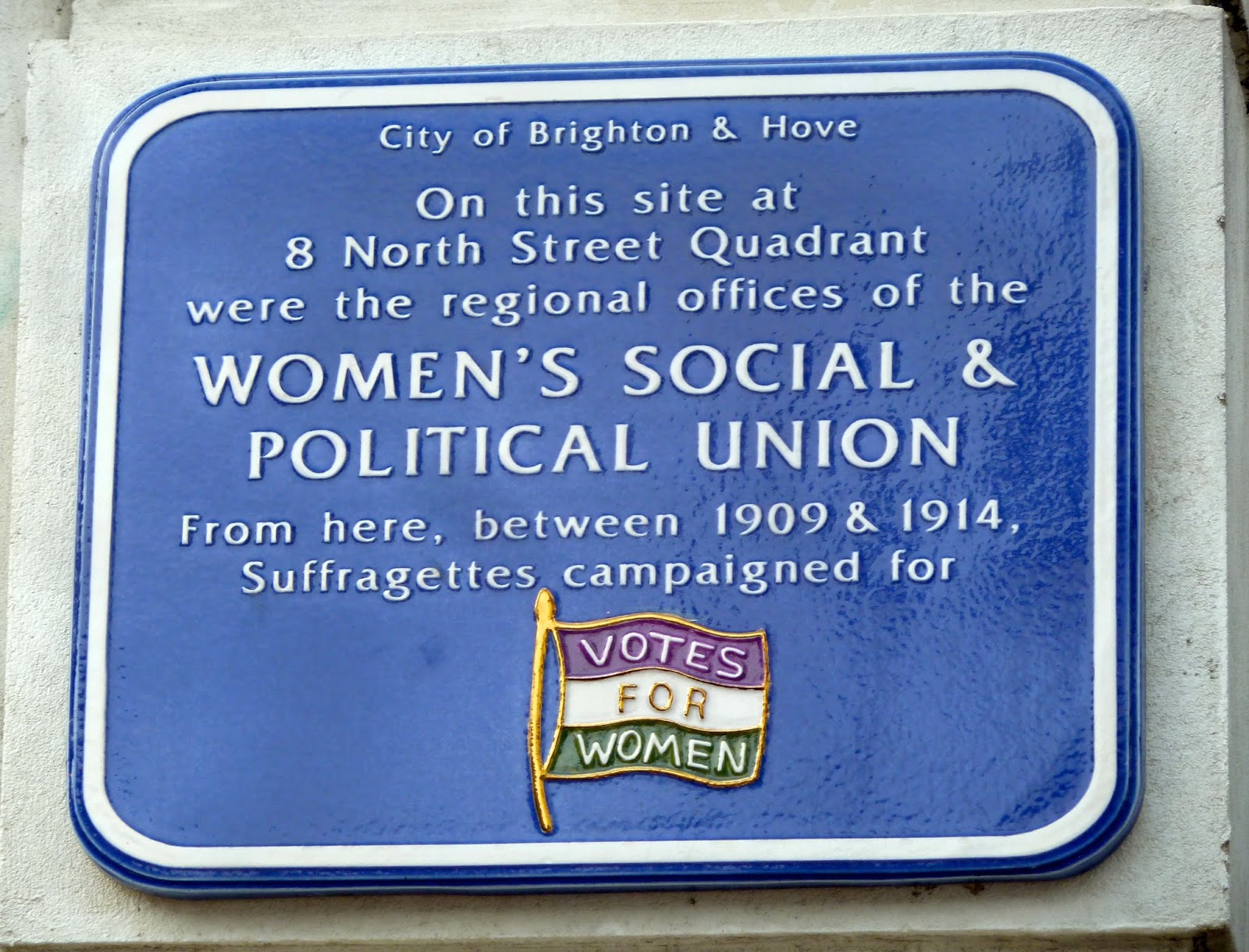 #Brighton Bits: WSPU Plaque unveiled.