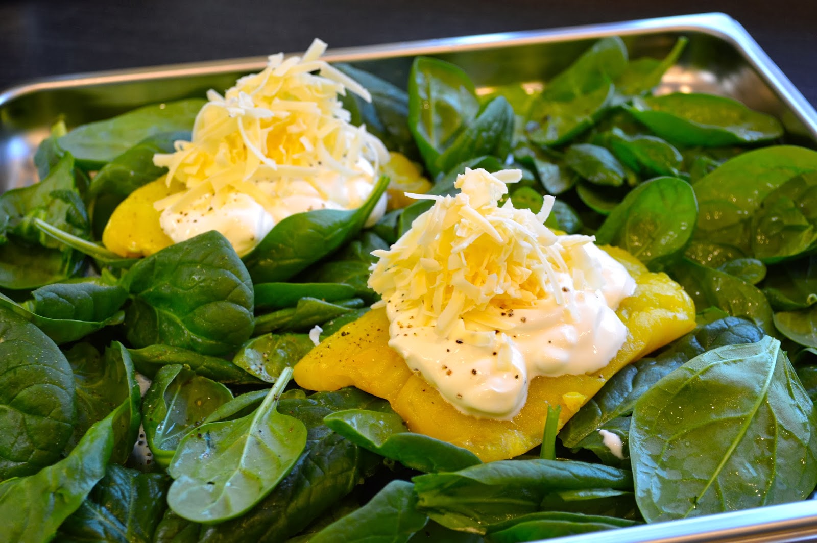 Kitchen Delights: Easy Recipe: Smoked Haddock and Spinach