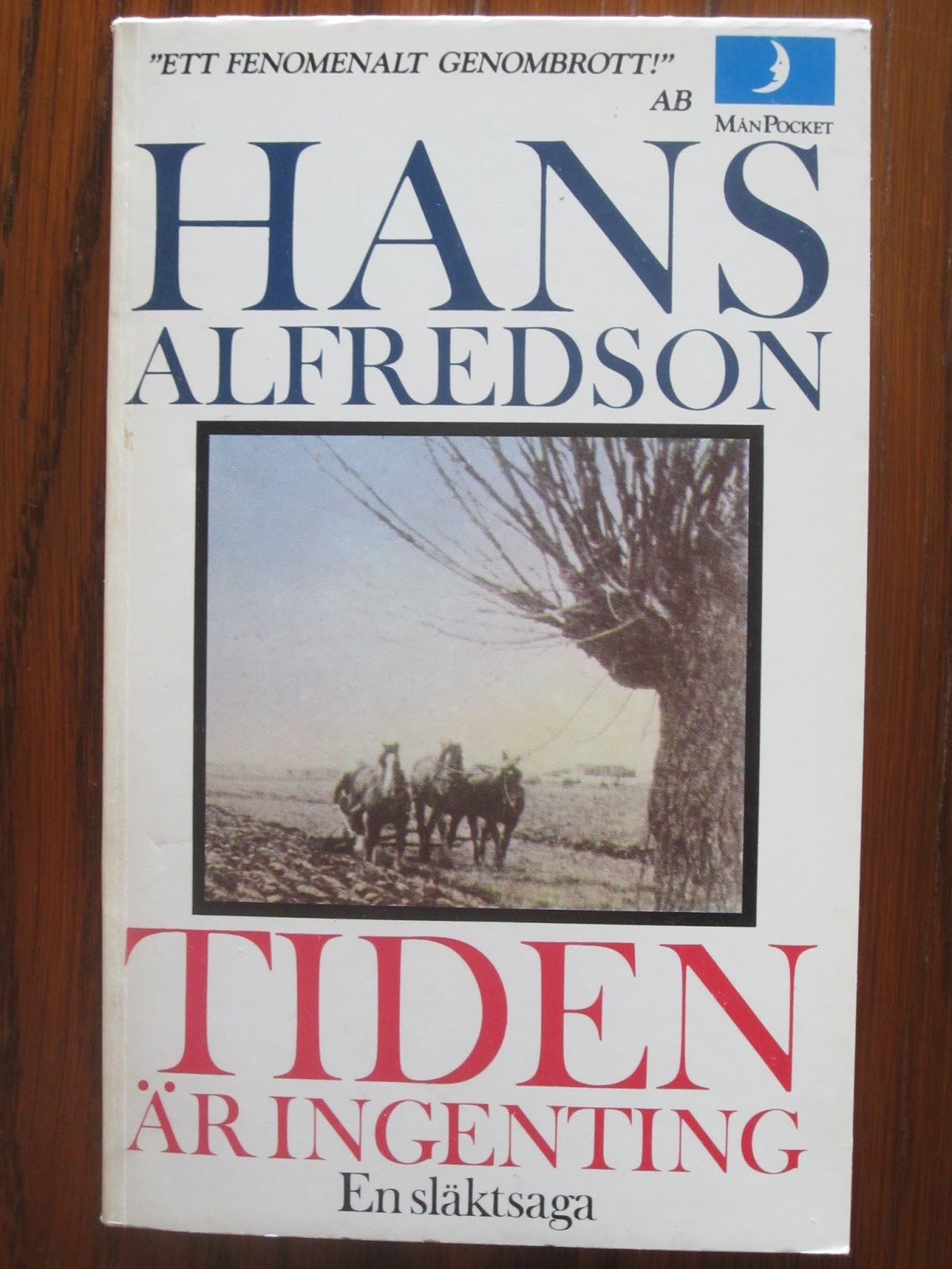 Det här har jag läst: 83. Hans Alfredson: Tiden är ingenting