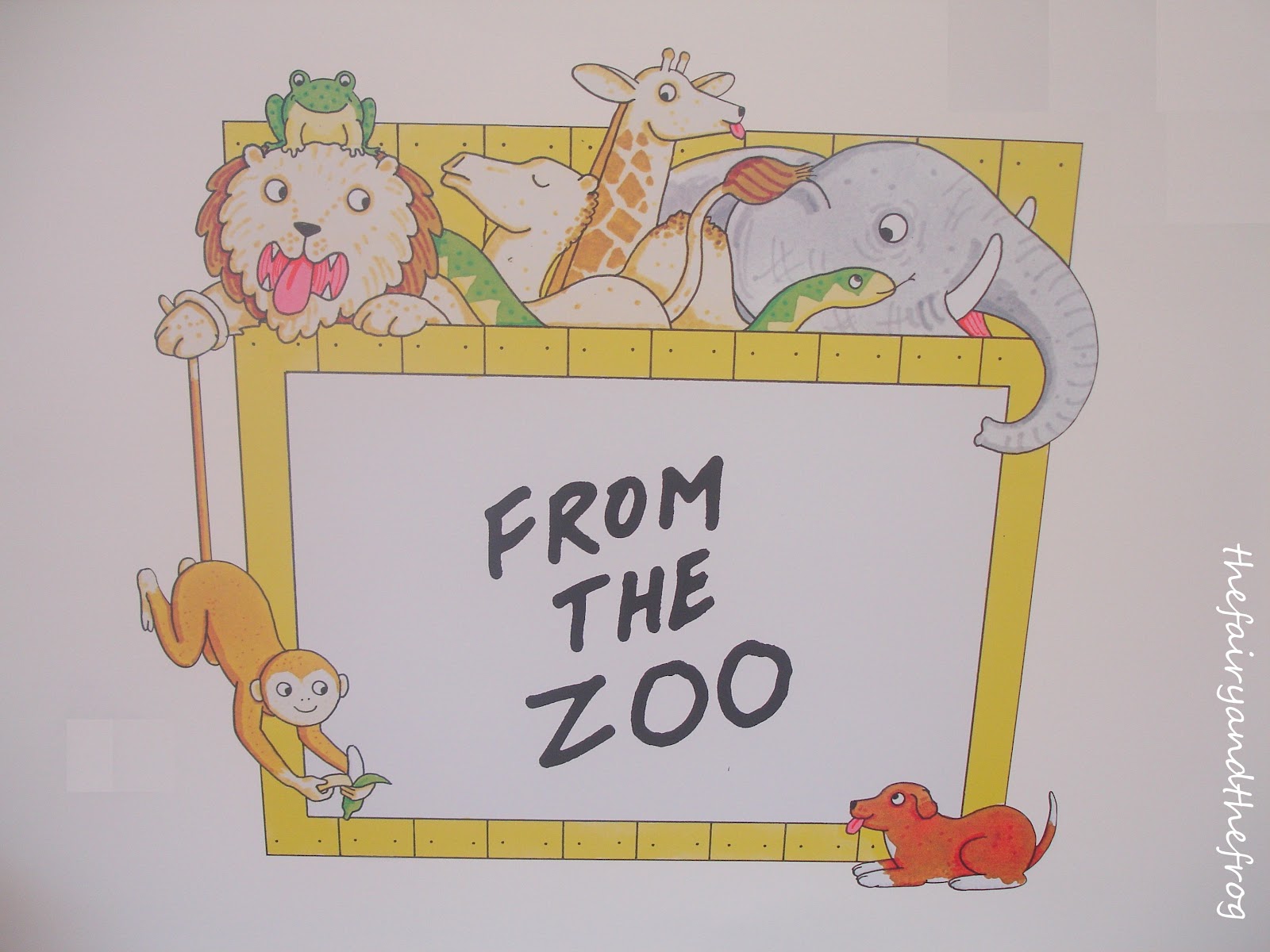 The fairy and the frog: Happy Birthday Dear Zoo