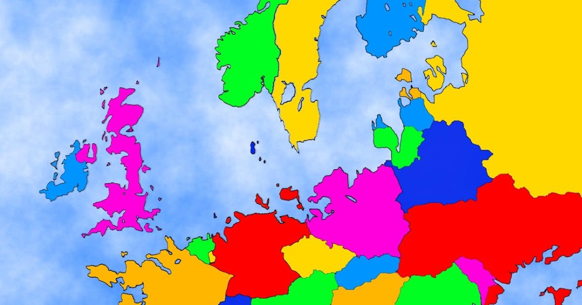 Map of Europe if all the ice in the world melted