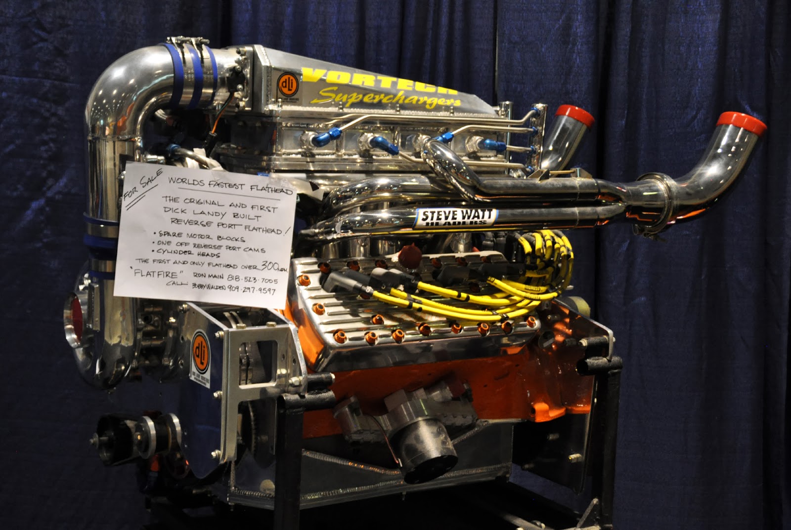 Just A Car Guy: engines stuffed into streamliners for racing on the ...
