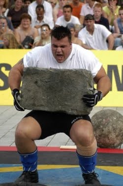 Strong Man: Jarno Hams, strongman from the Netherlands