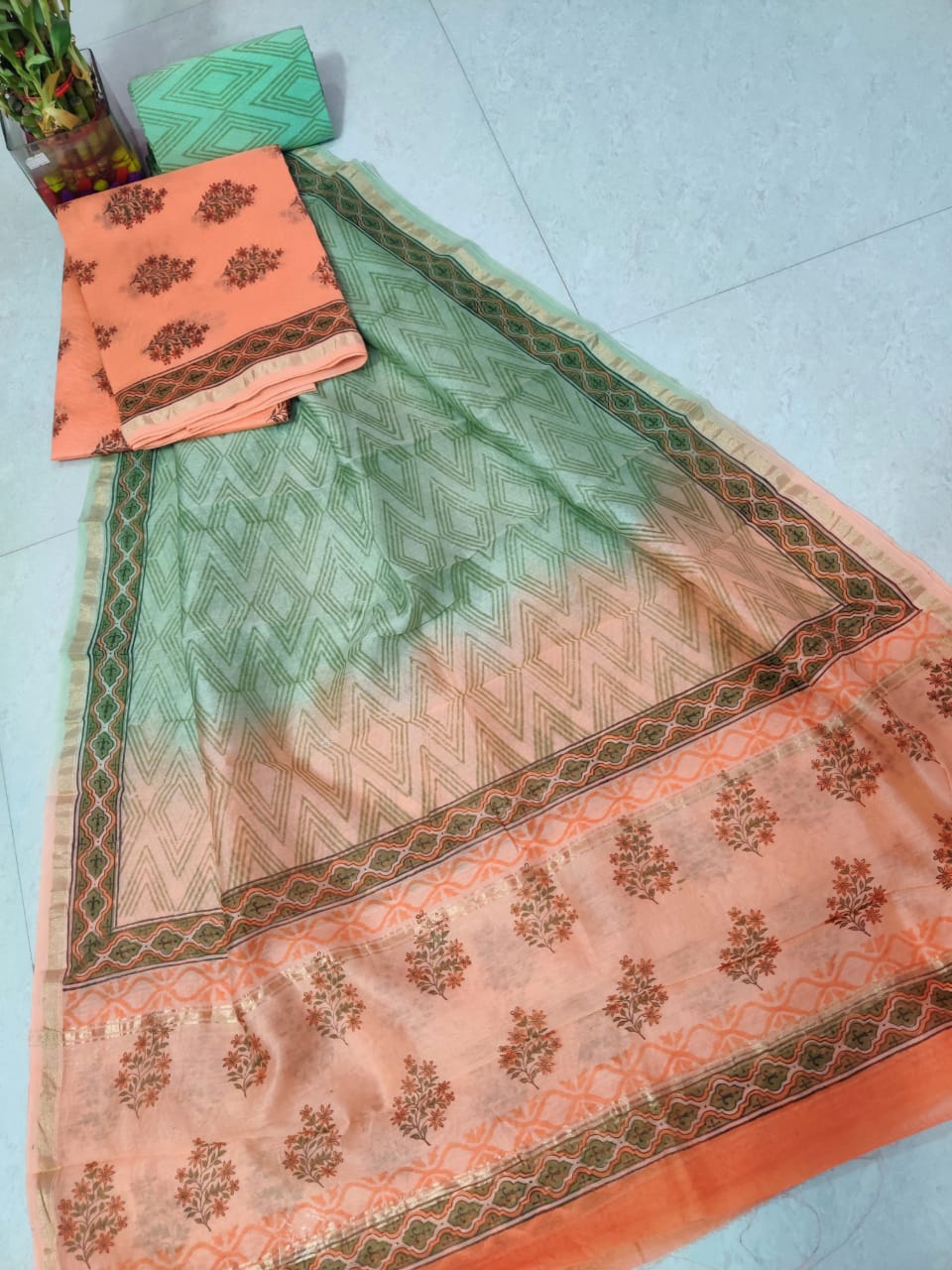 Chanderi dress materials