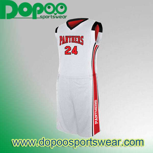 custom basketball uniforms: custom design red and white basketball ...