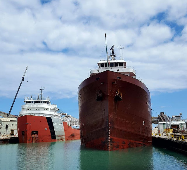 Towns and Nature: Rogers City, MI: Carmeuse/US Steel Port Calcite ...