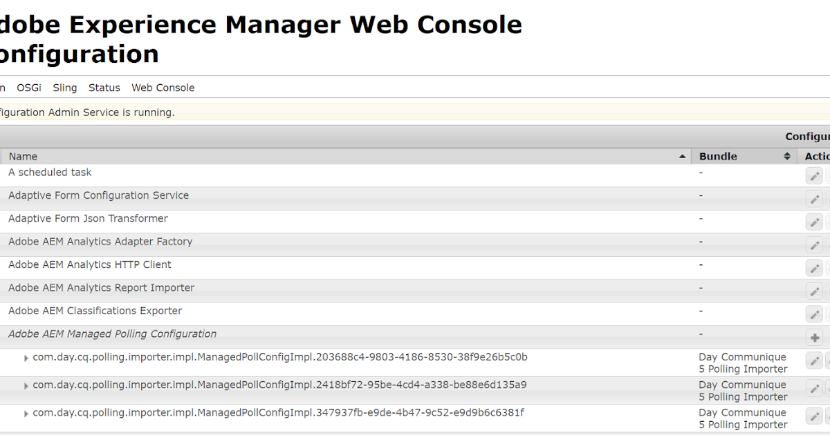 Managing multiple instances of the same Adobe Experience Manager OSGi service - AEM Tutorials ...