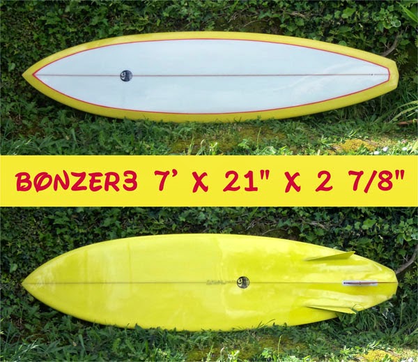 CHUSMA SURFBOARDS: Bonzer clásico 7', terminado