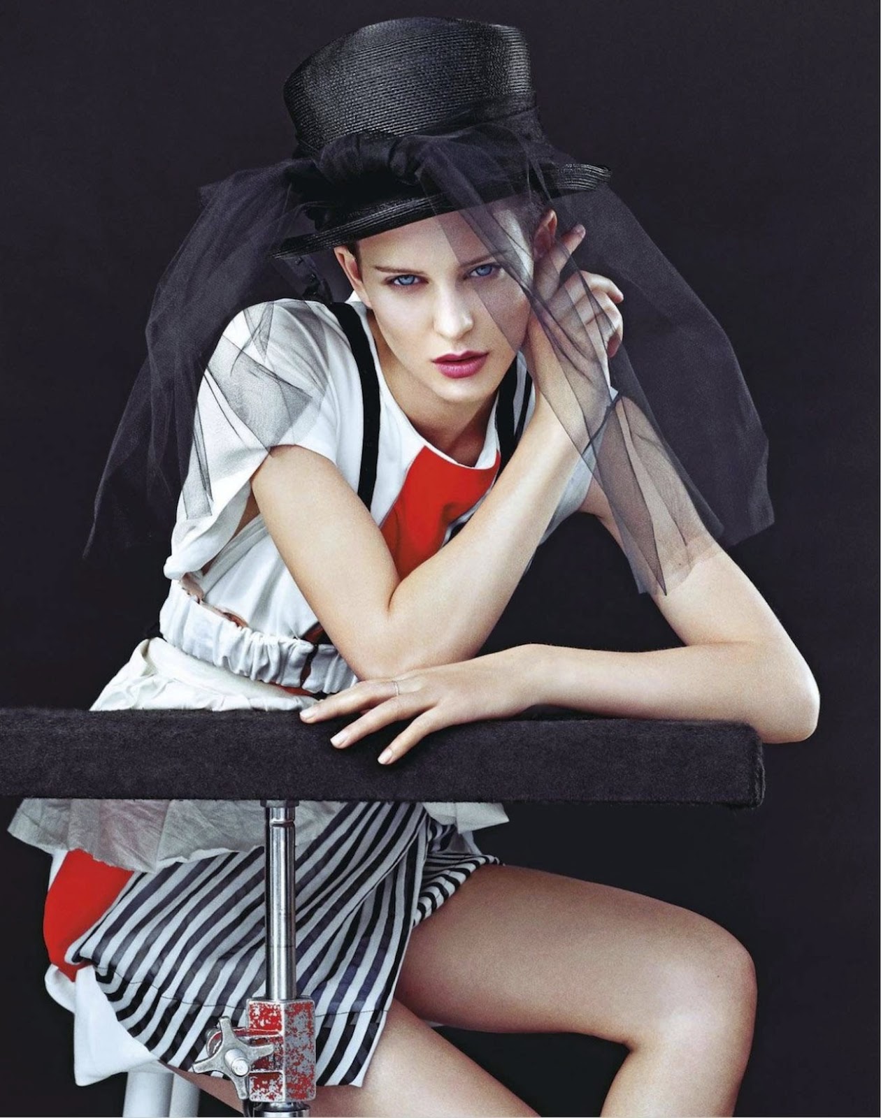 in prima linea: ellinore erichsen by christian anwander for amica july ...