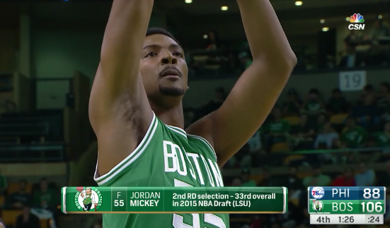 Jordan Mickey's five minutes of fame (at least for now)