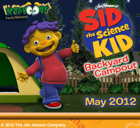 MOMMY BLOG EXPERT: Sid the Science Kid Backyard Campout Movie