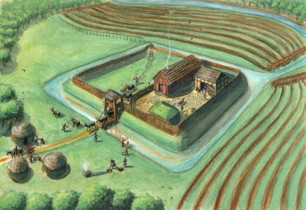 Líníocht Blog - blog of J G O'Donoghue: Medieval Moated Site