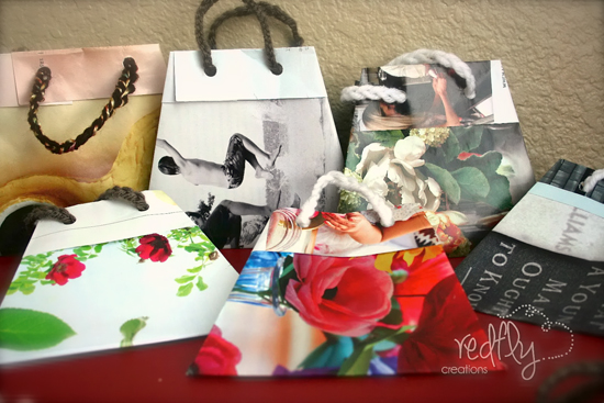 Redfly Creations: Magazine Gift Bag Tutorial