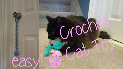 Easy Crochet Cat Toy | Charmed By Ashley