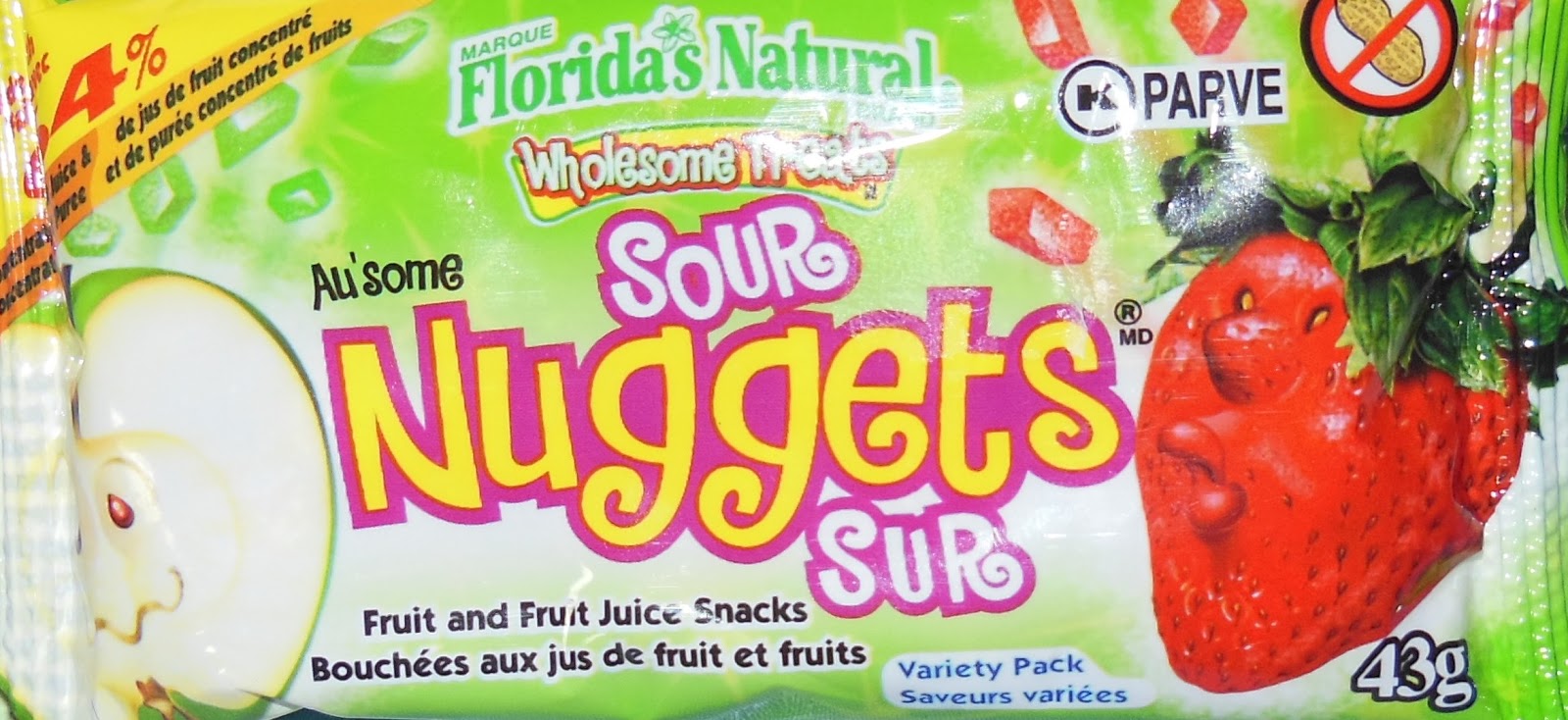 A vegan in Brampton, ON: Review of 'Florida's Natural' Sour Nuggets ...