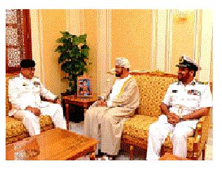 Pakistani Naval Chief, Admiral Numan Bashir in Oman | Pakistan Military Review