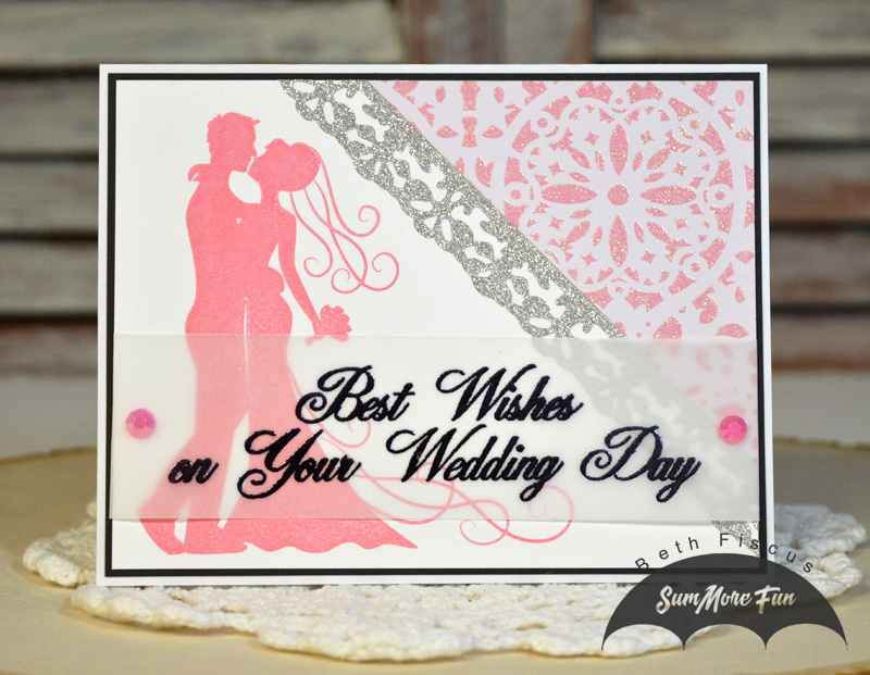 Beth's Beauties: Elegant Wedding Card