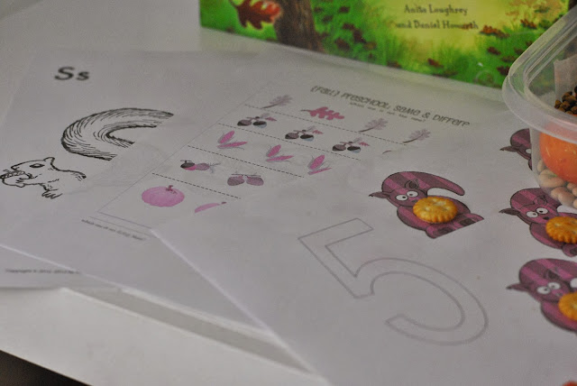 Life With 4 Boys: Fall Squirrel Themed Pre-K Lesson Plan