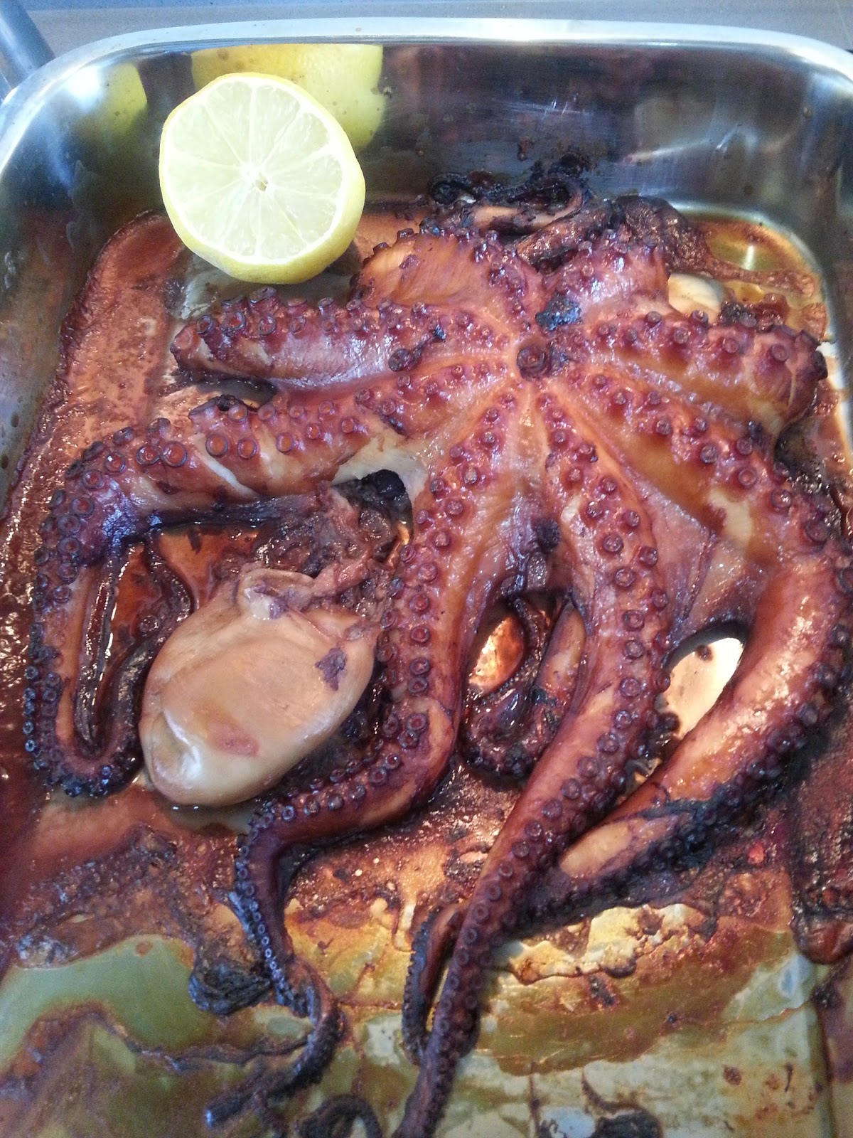La Cocina Ingeniosa: PULPO ASADO A LA MURCIANA