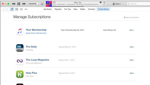 iTunes subscriptions: how to manage on iPhone, iPad or Mac