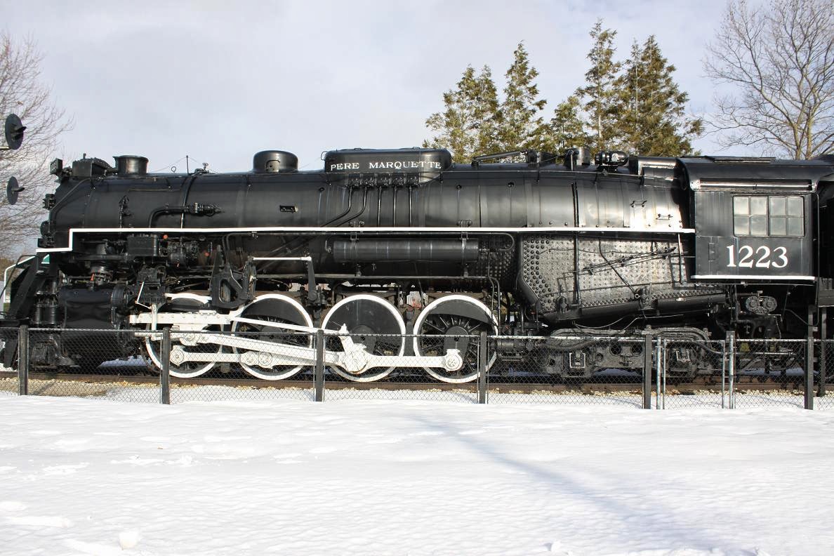Michigan Exposures: The Pere Marquette 1223 in Winter