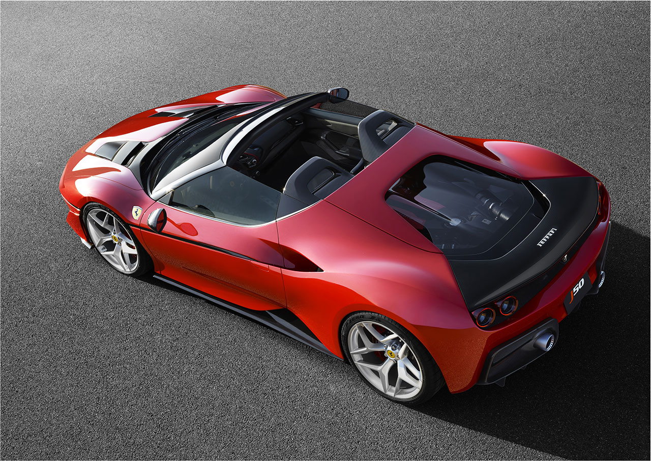 Technical Beauty at Boxfox1: World Premiere of the Ferrari J50