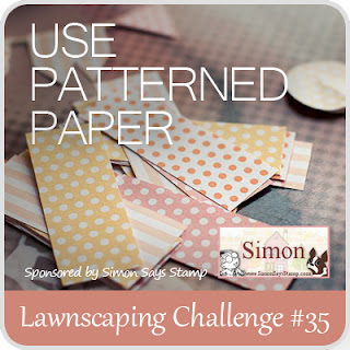 Pink Ink Originals: Lawnscaping Challenge #35 - Patterned Paper