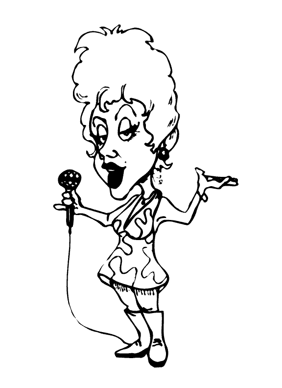 Coloring Pages for Kids: Singing Coloring Pages