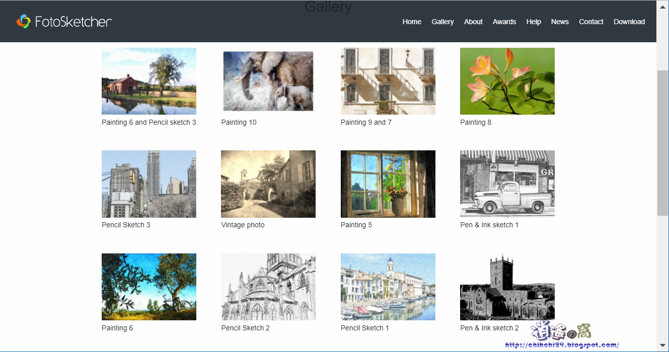 FotoSketcher 將照片轉換成素描、水彩、油畫、多種風格(免費/更新 3.8.0版)