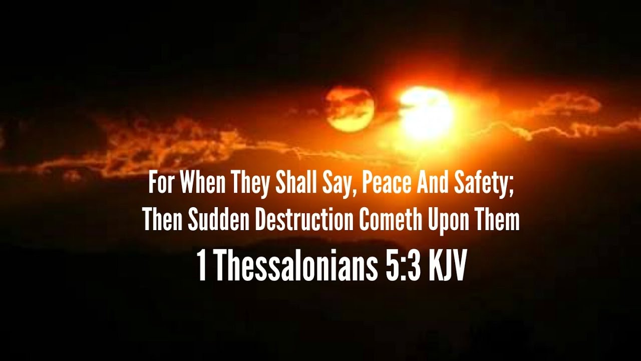 CHURCH OF THE LIVING GOD: PEACE AND SAFETY FOR ISRAEL