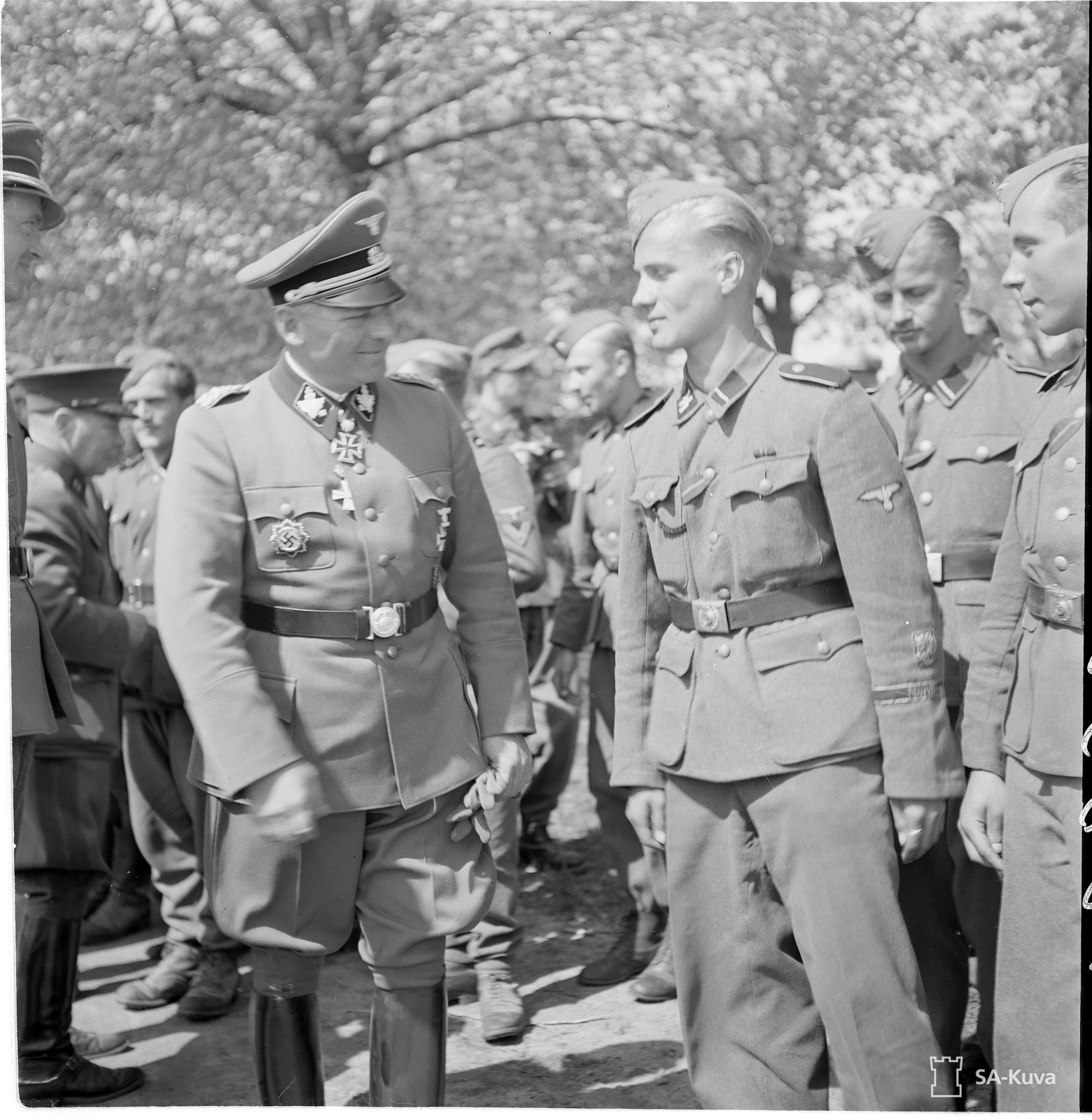 NAZI JERMAN: Foto Felix Steiner, Komandan Divisi SS Wiking