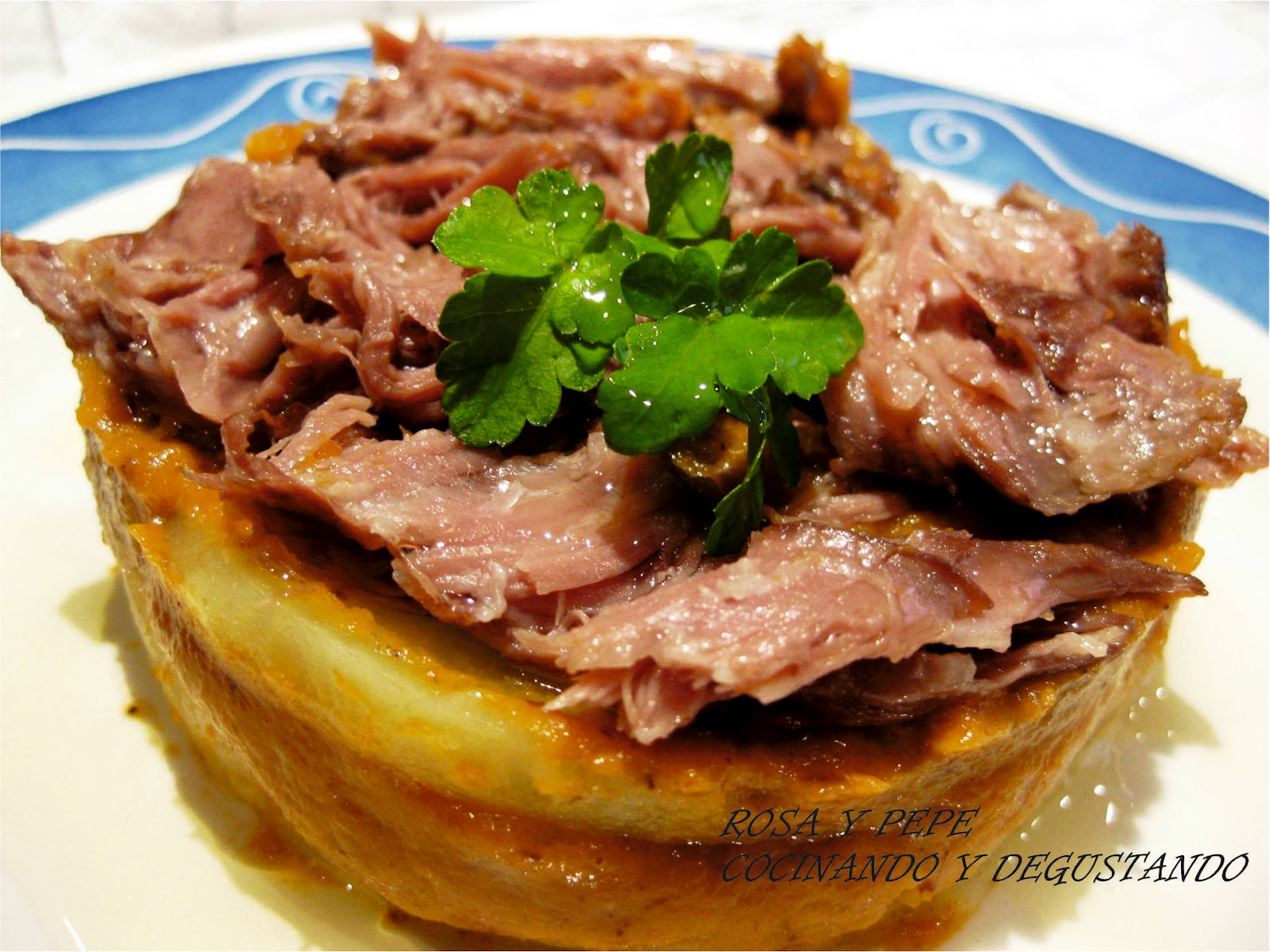 COCINANDO Y DEGUSTANDO: TIMBAL DE CARRILLADA IBERICA 34