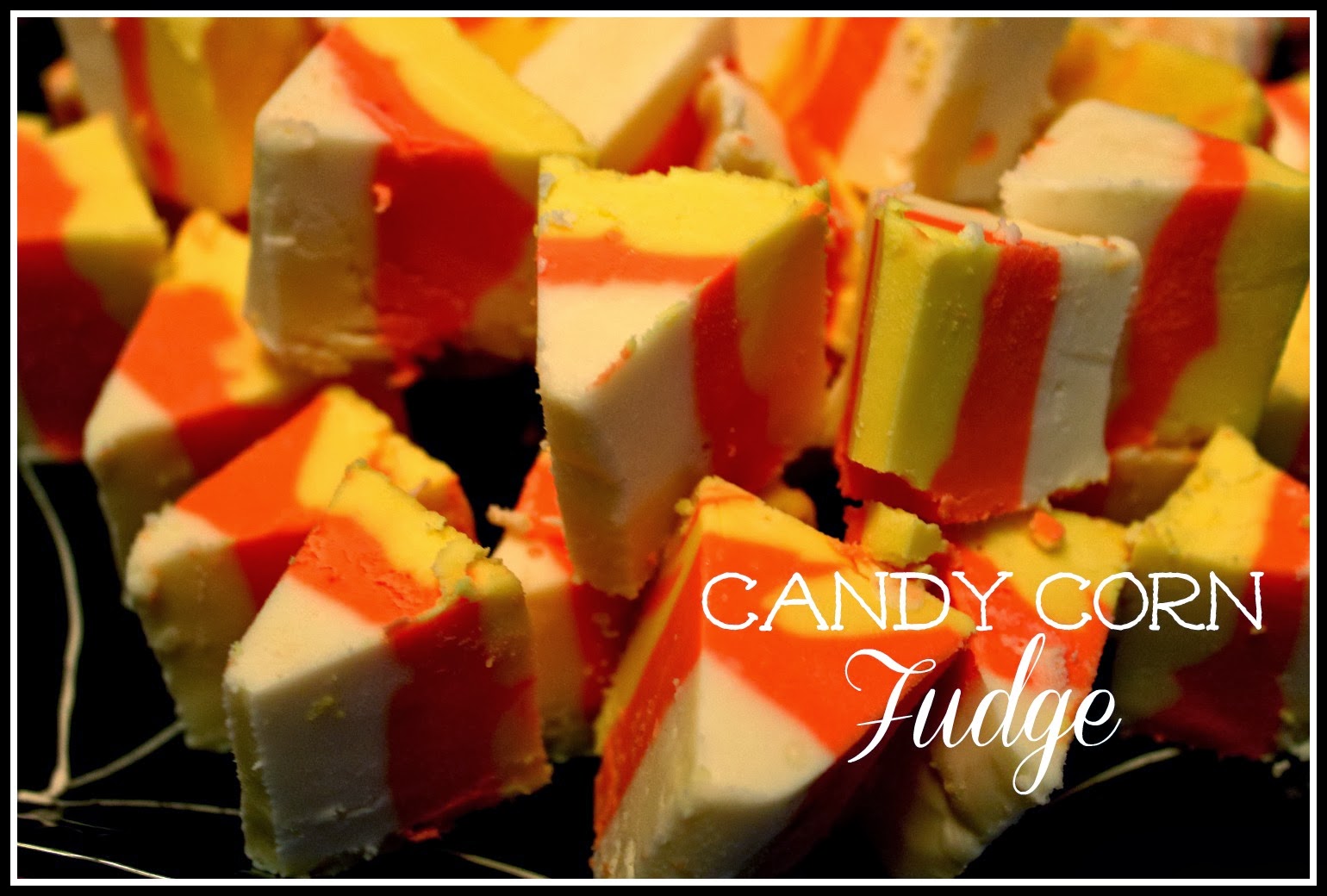 Sweet Tea And Cornbread Candy Corn Fudge only 2 Ingredients sweet-tea-and-cornbread-candy-corn-fudge-only-2-ingredients