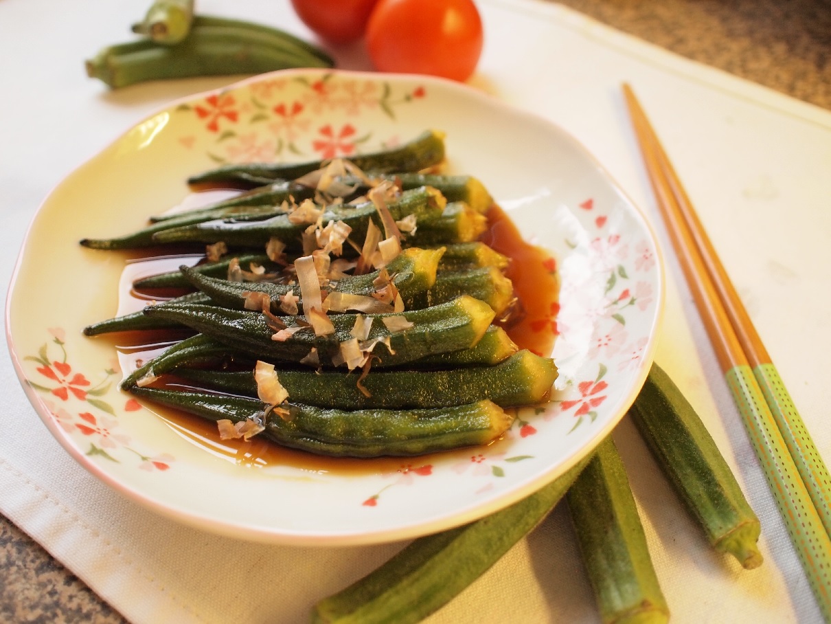 Fun Fun Cook (享樂煮意): Braised Okra with Homemade Teriyaki Sauce