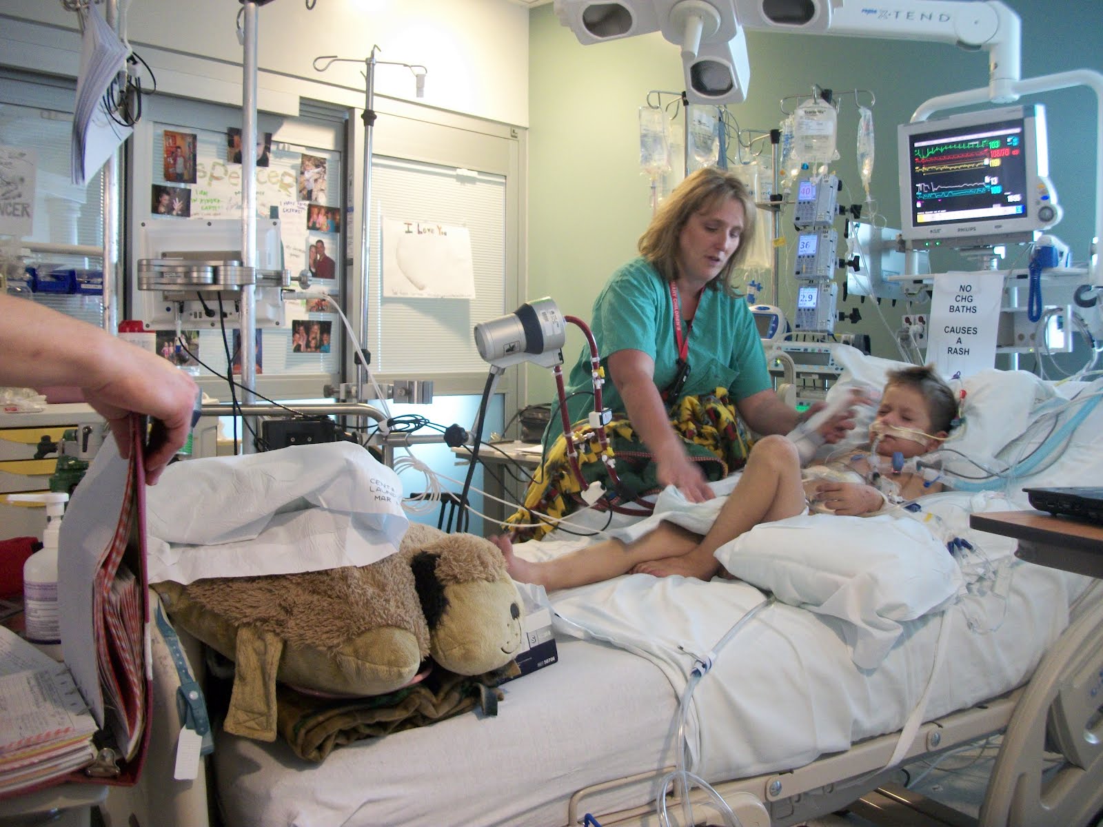 Felt So Fine: Hospital Journal: ECMO & L-VAD & Berlin...OH MY!