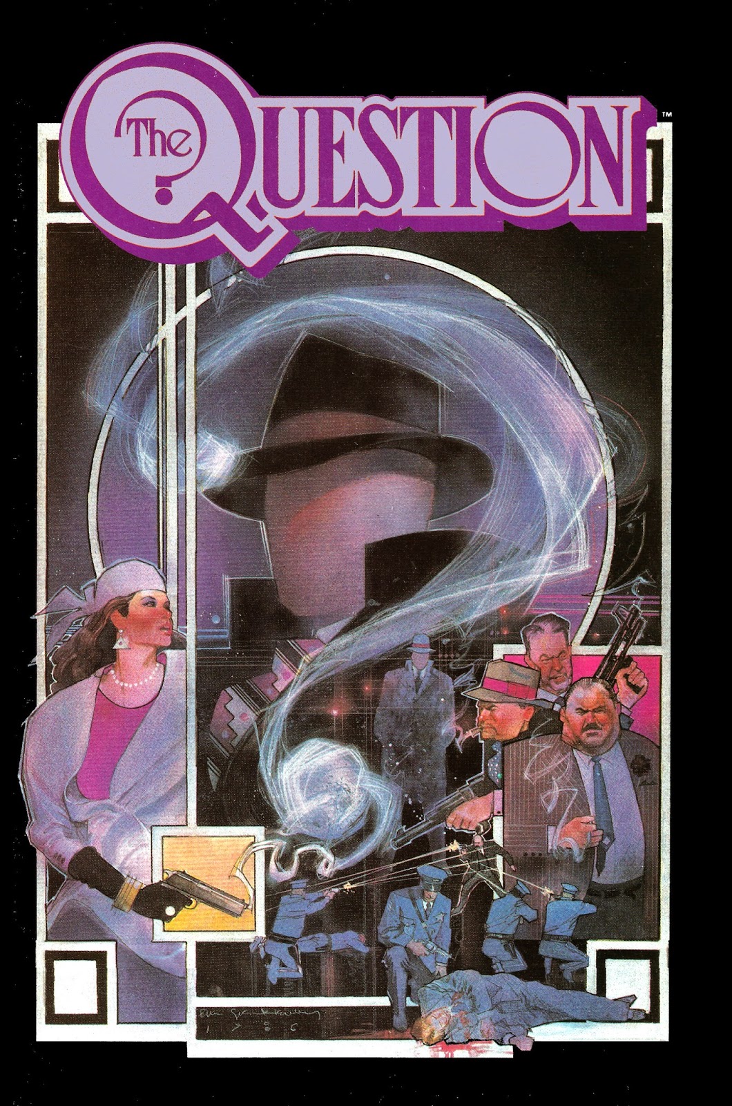 DC Comics of the 1980s: 1987 - Anatomy of a Cover - The Question #1