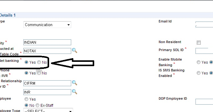 SOP, Application form and FAQ for DOP Intra Operable Internet Banking ...