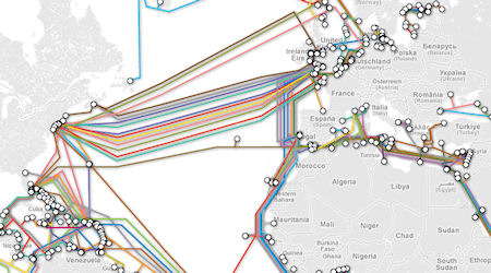 The Presurfer: Submarine Cable Map