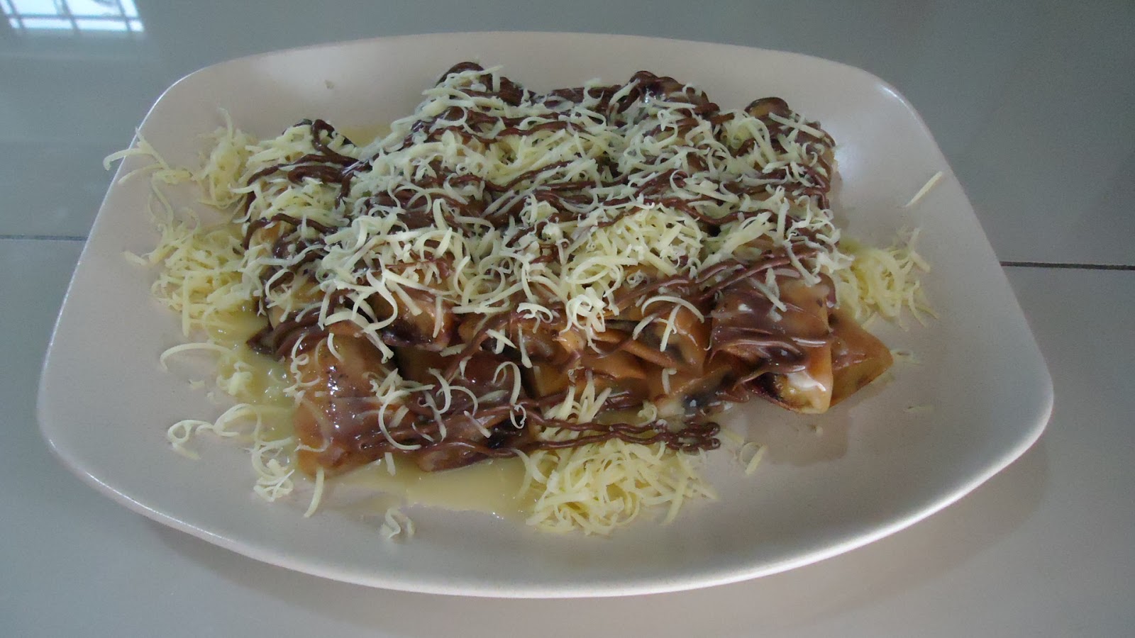 Zara ♥ Baking: POPIA PISANG COKLAT CHEESE...